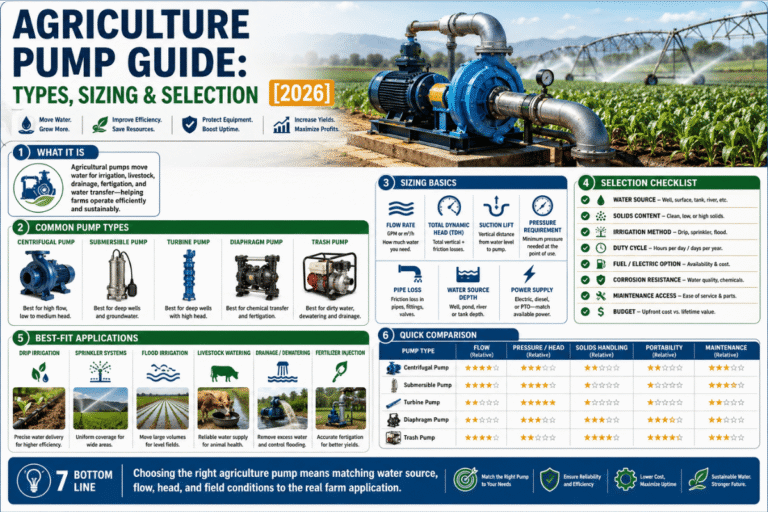 Agriculture Pump Guide: Types, Sizing & Selection [2026] - BBP